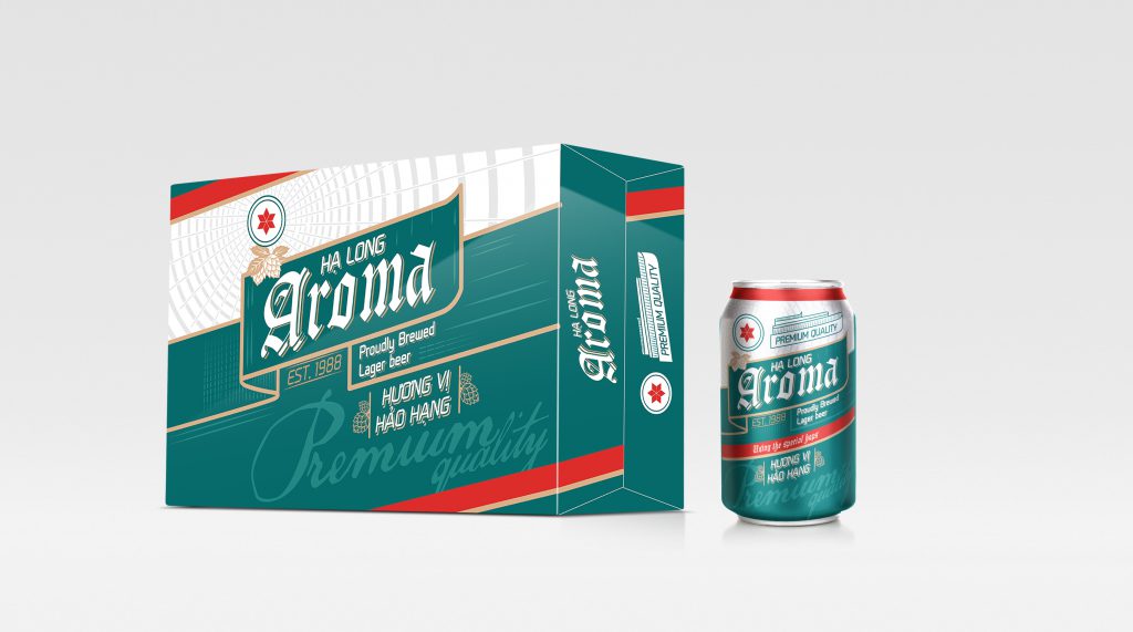 HẠ LONG BEER | Bao bì cho dòng Aroma cao cấp - 5S Media